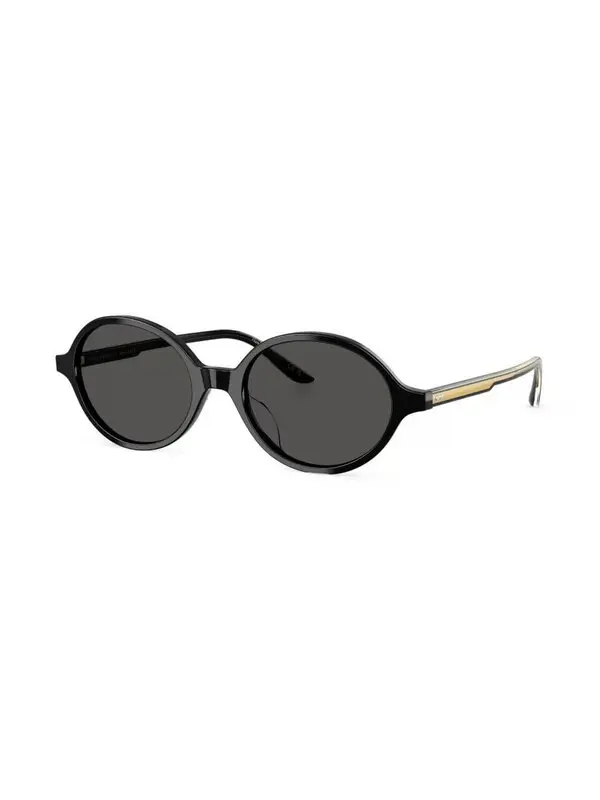 Oliver Spencer Round Frame Sunglasses - Black