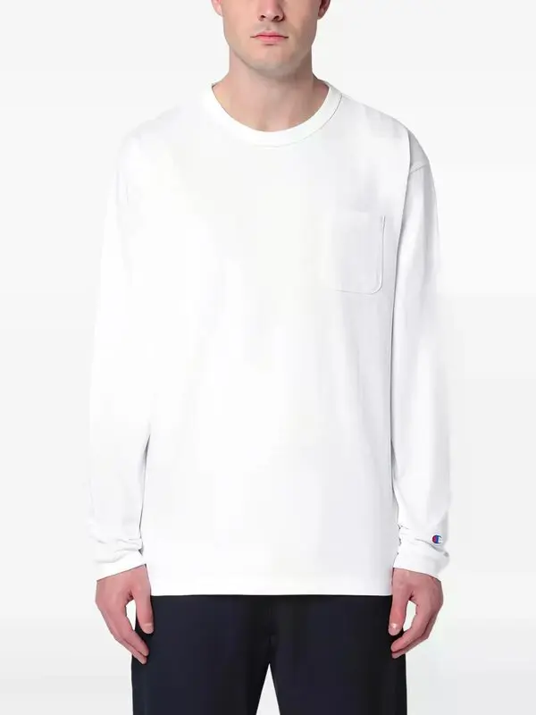 Champion Logo-appliqué T-shirt - White