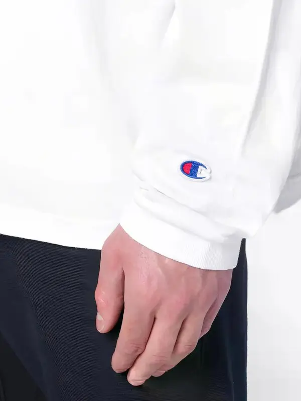 Champion Logo-appliqué T-shirt - White