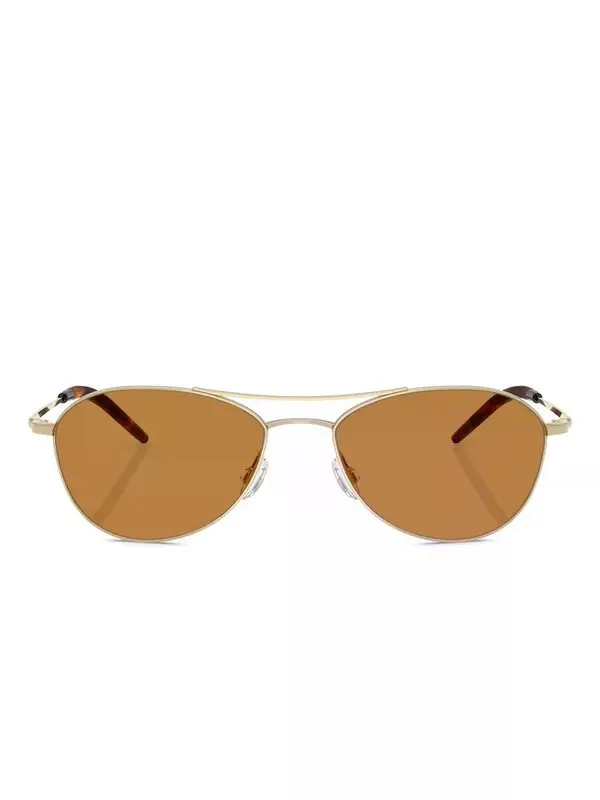 Oliver Spencer Metallic Frame Sunglasses - Gold