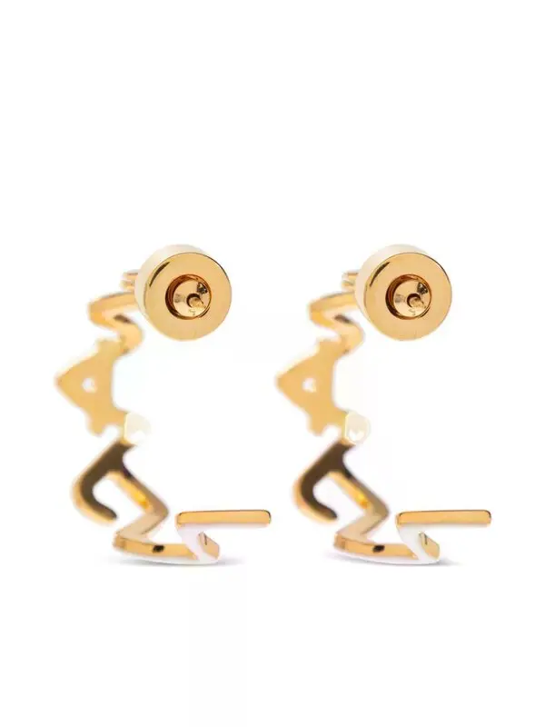 Marni Zigzag Hoop Earrings