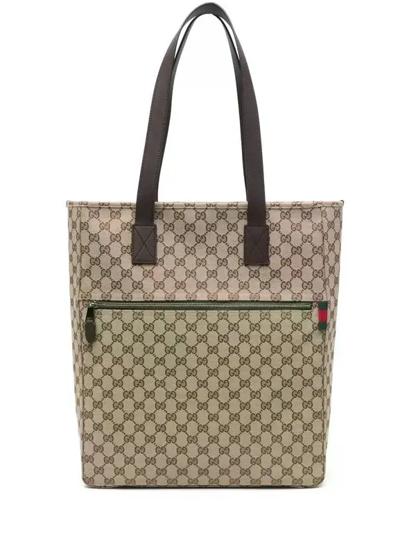 Gucci Large Gg Tote Bag - Neutrals