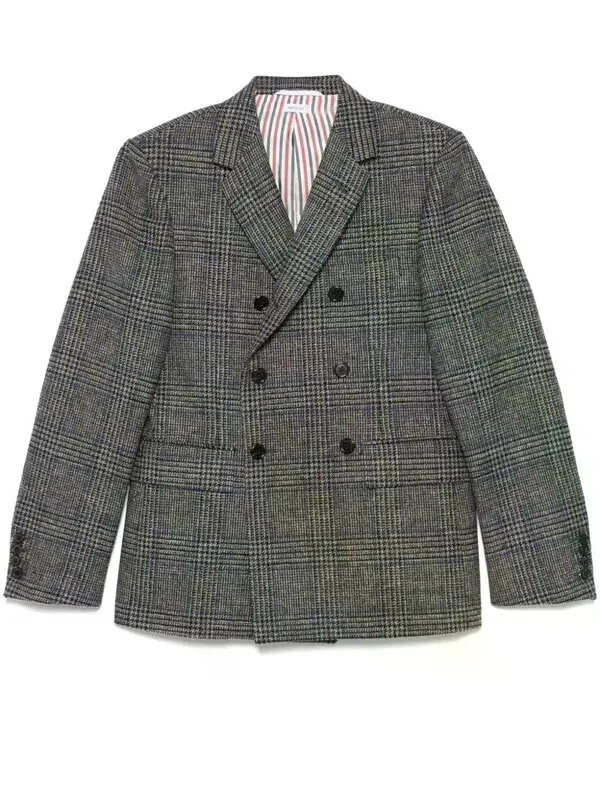 Thom Browne Prince Of Wales-check Blazer