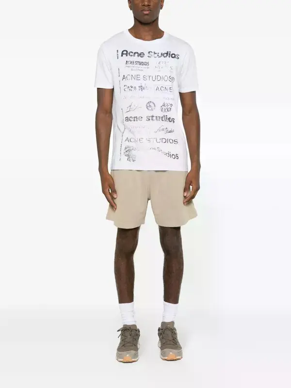 Acne Studios Logo-patch Jersey Shorts