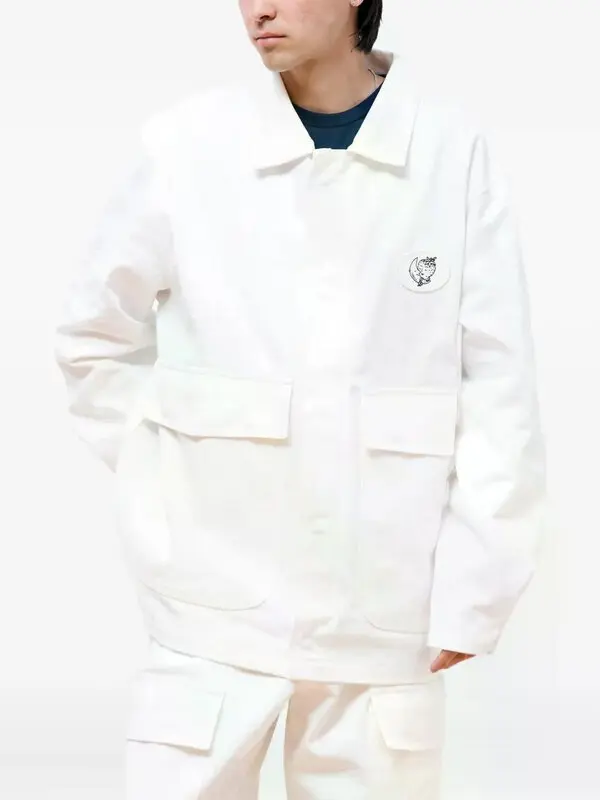 SKY HIGH FARM WORKWEAR Alastair Mckimm Shirt Jacket - White