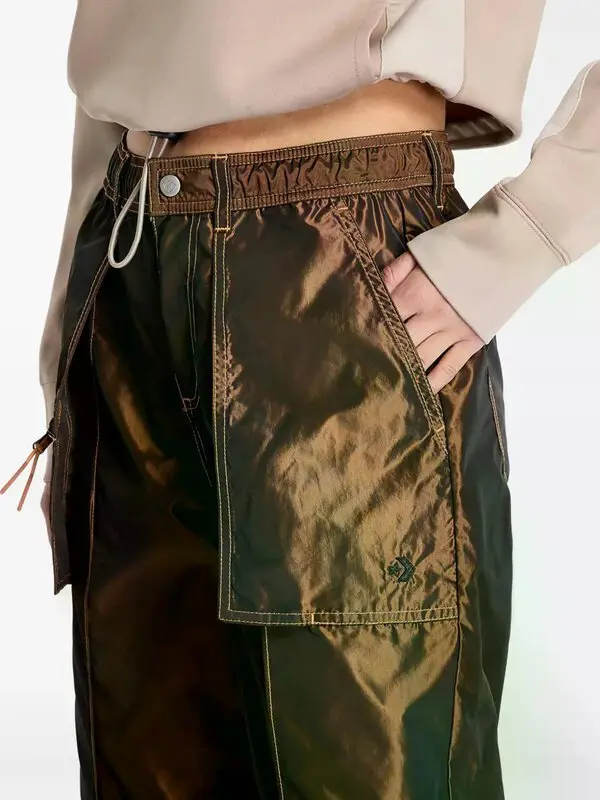 CONVERSE Distressed Finish Wide Leg Trousers