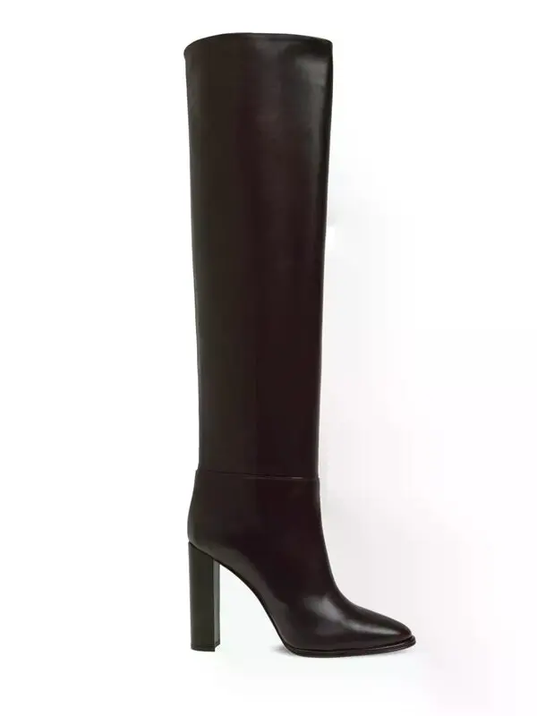 LE SILLA 110mm Elsa Leather Boots - Black