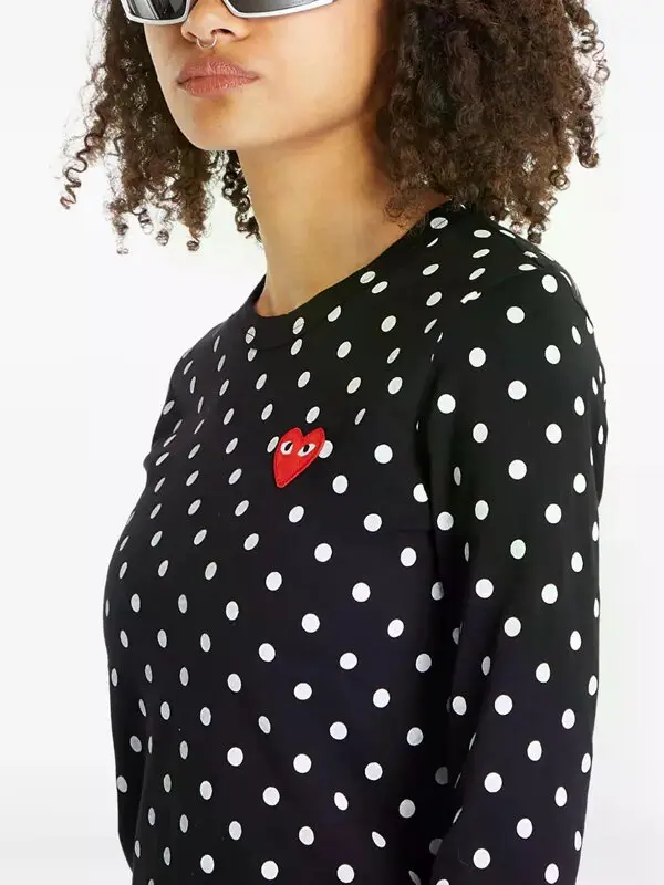Play Comme Des Garcon Polka-dot T-shirt