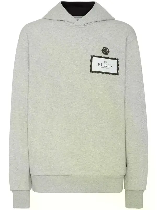 Philipp Plein Appliqué Hooded Sweatshirt