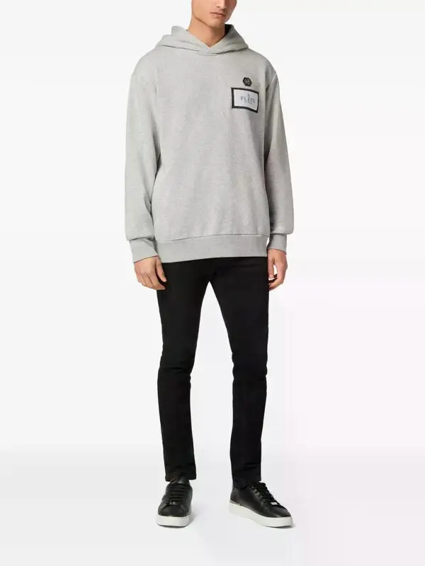 Philipp Plein Appliqué Hooded Sweatshirt