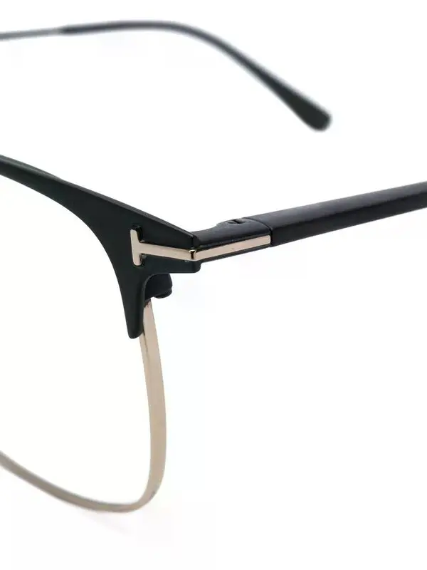 TOM FORD Square Half Rim Eyeglasses