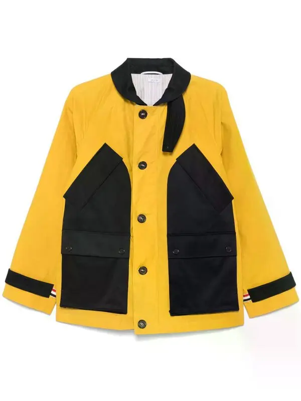 Thom Browne Shawl Collar Military Jacket
