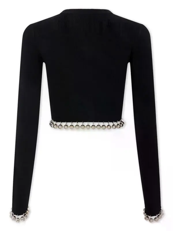 Rabanne Bead-detail Wool Jumper