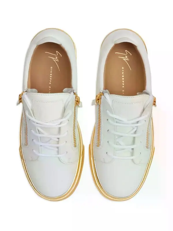 GIUSEPPE ZANOTTI Gail Leather Sneakers - White