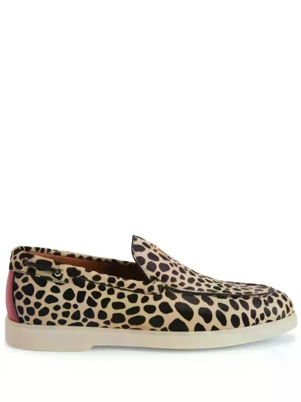 GIUSEPPE ZANOTTI Maui Leopard-print Loafers