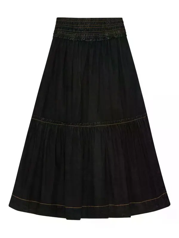 GANNI Panelled A-line Skirt