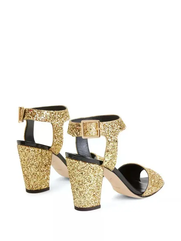 GIUSEPPE ZANOTTI 80mm Emmanuelle Glitter Sandals