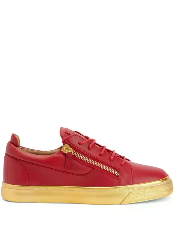 GIUSEPPE ZANOTTI Frankie Double-zip Low-top Sneakers