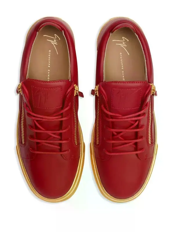 GIUSEPPE ZANOTTI Frankie Double-zip Low-top Sneakers
