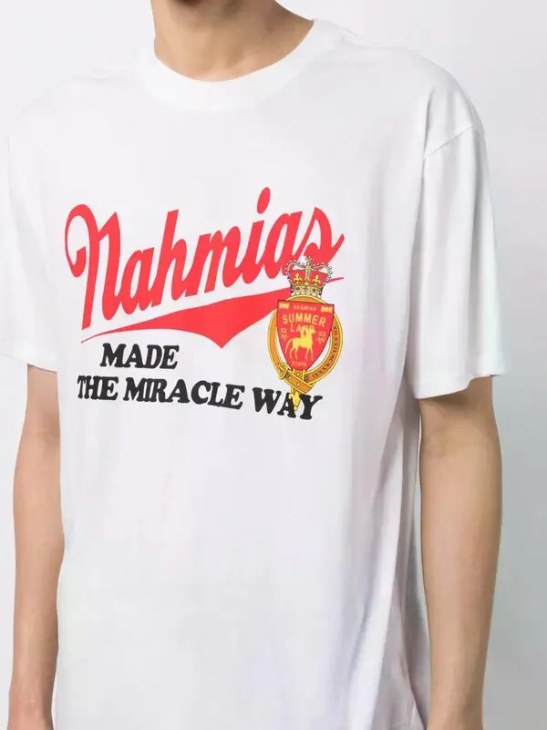 NAHMIAS Logo-print Cotton T-shirt