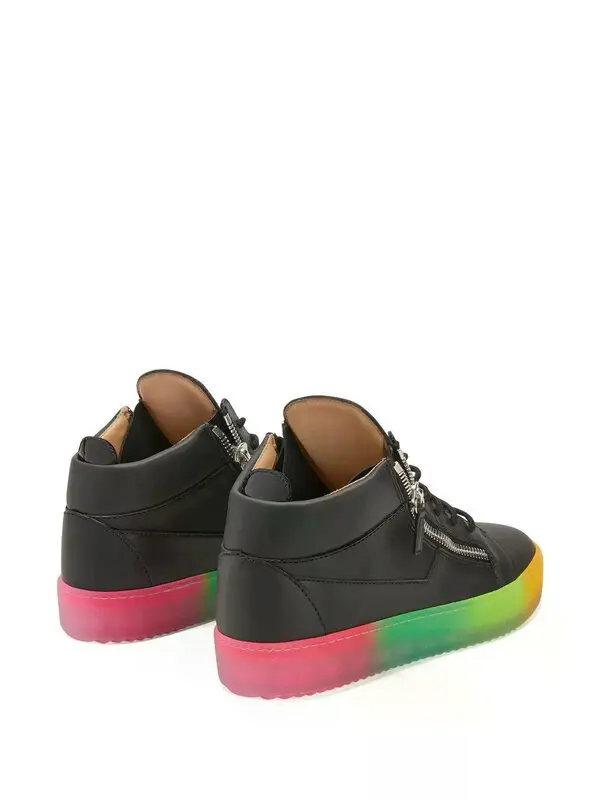 GIUSEPPE ZANOTTI Kriss Mid-top Sneakers - Black