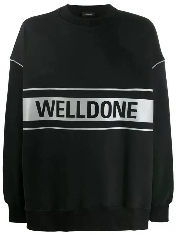 We11Done Logo Print Sweatshirt