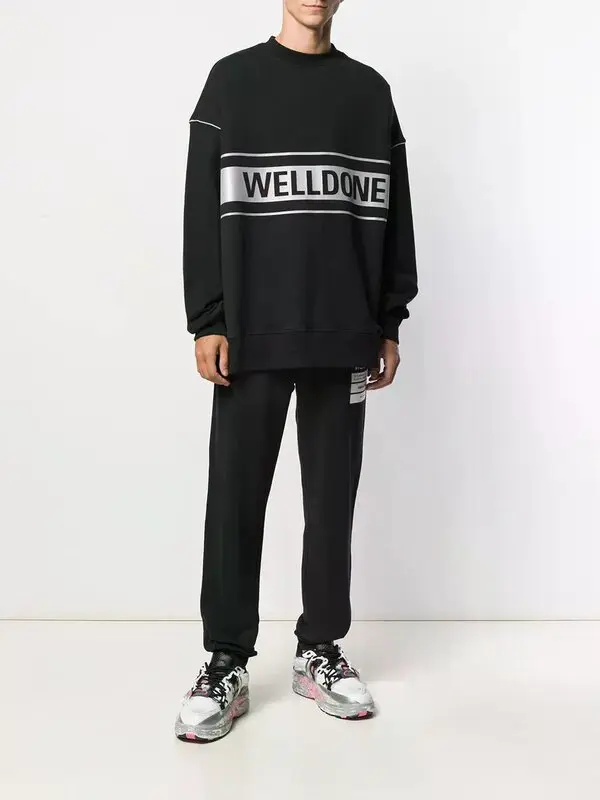 We11Done Logo Print Sweatshirt