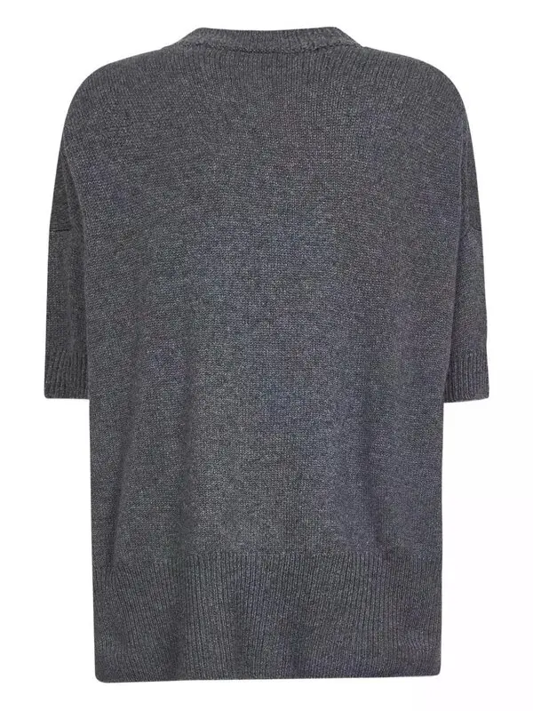 JIL SANDER Cashmere Short Sleeve T-shirt