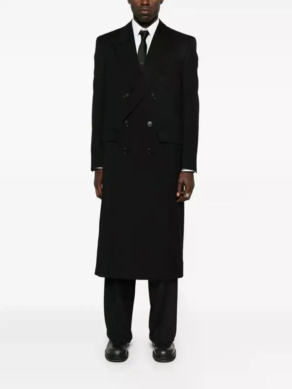 SUNFLOWER Virgin Wool Double-breasted Coat