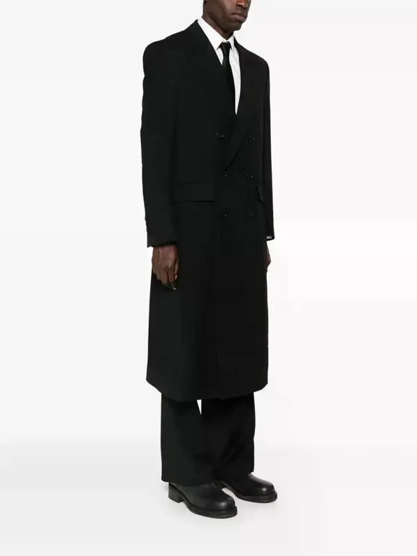 SUNFLOWER Virgin Wool Double-breasted Coat