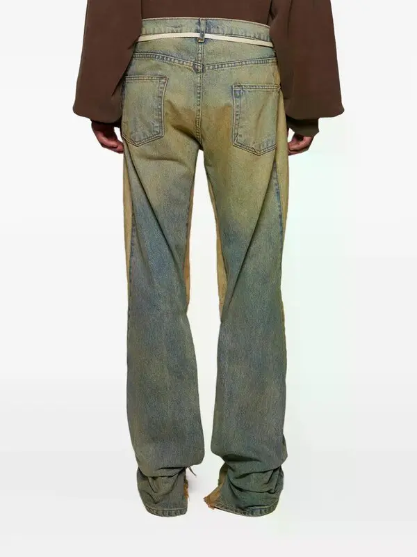 RRR123 Distressed Drawstring Jeans