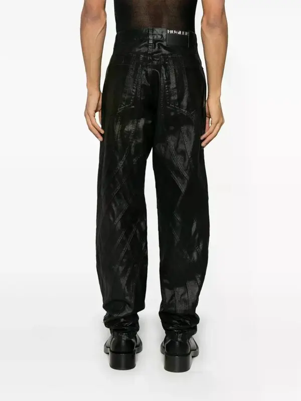 MUGLER Waxed Jeans