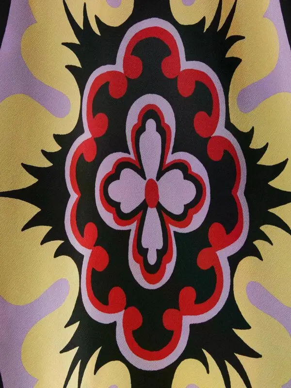 La DoubleJ Floral-print Dress - Purple
