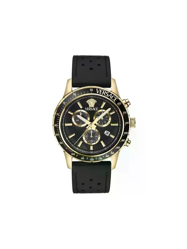 Versace Sport Chrono Automatic Chronograph Watch - Black