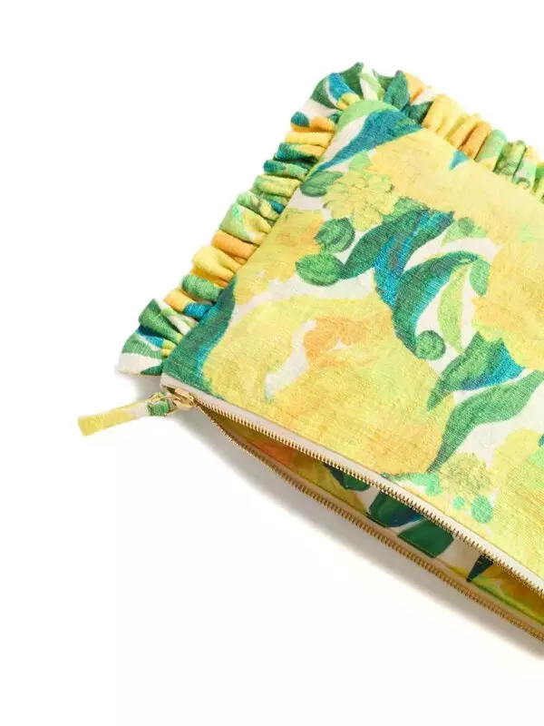 La DoubleJ Floral-print Clutch