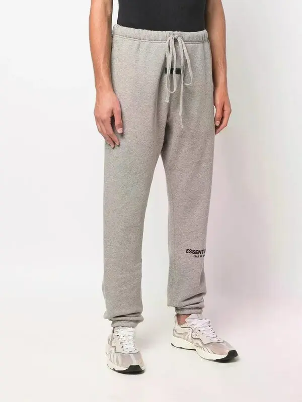 Fear Of God Logo-print Track Pants - Grey