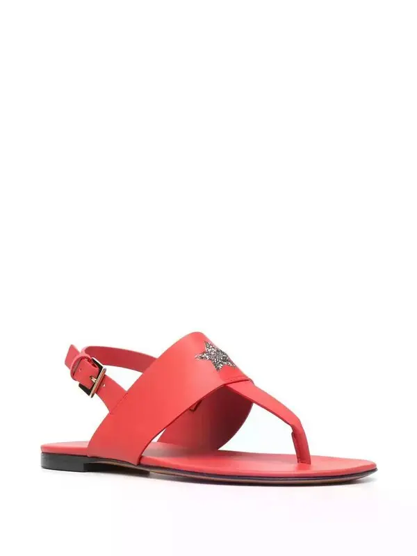 Lorena Antoniazzi Studded Flat Sandals