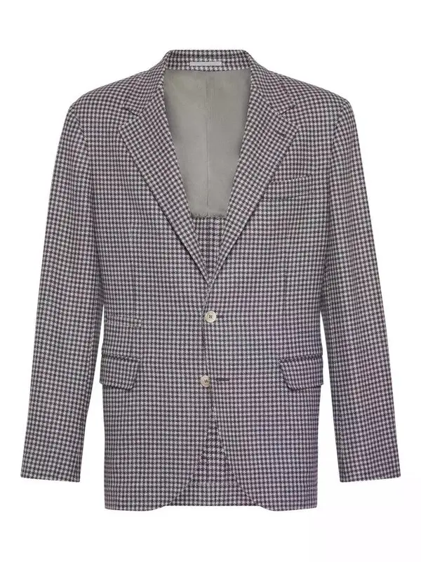 Brunello Cucinelli Houndstooth Blazer