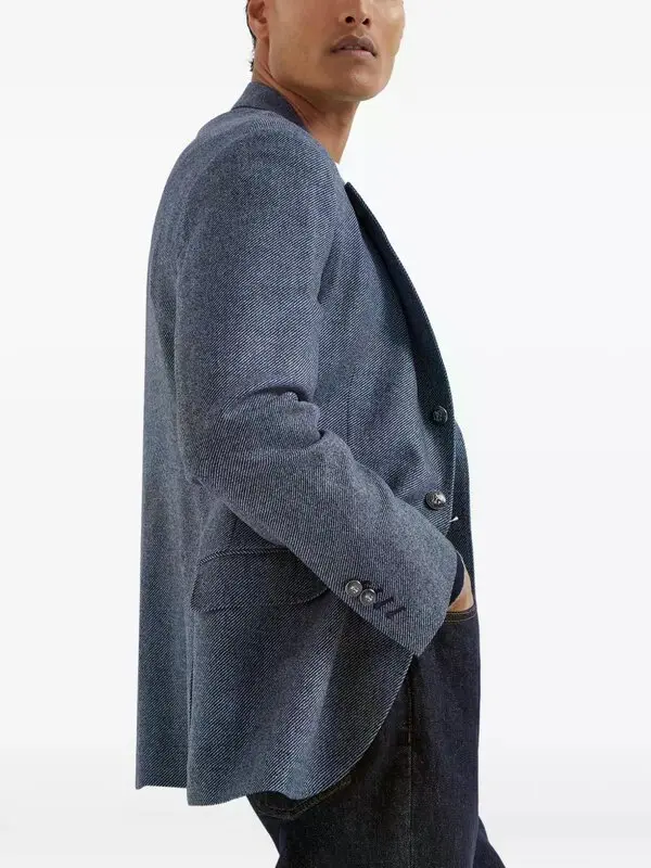 Brunello Cucinelli Cavallo Wool-blend Blazer