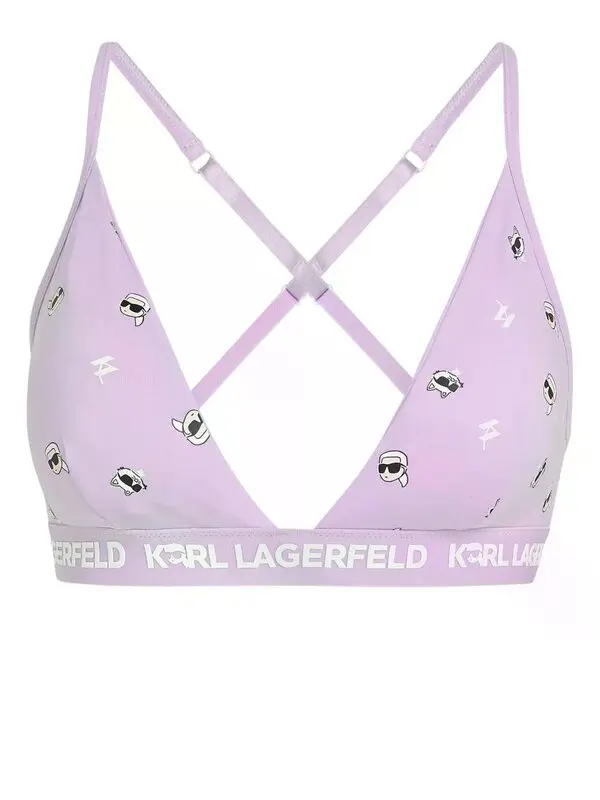 Karl Lagerfeld Ikon 2.0 Padded Bralette - Pink