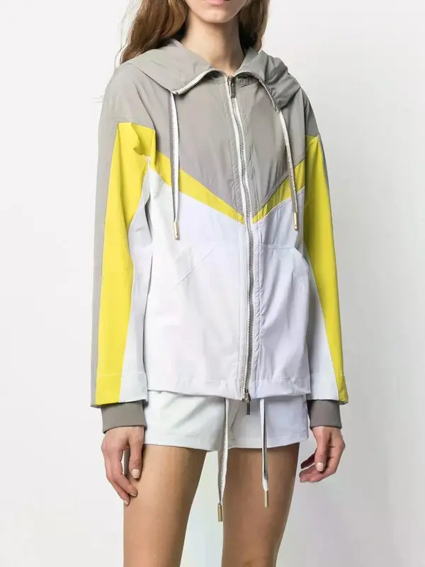 Lorena Antoniazzi Colour-block Hooded Jacket