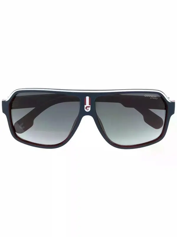 Carrera Eyewear Mono-frame Pilot Sunglasses - Blue