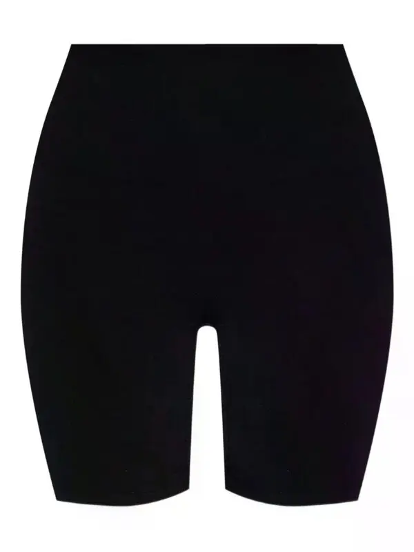 HEIST High-waisted Knee-length Shorts - Black