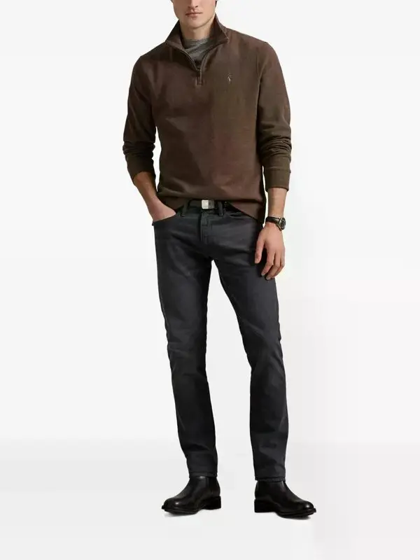 Polo Ralph Lauren Embroidered-logo Polo Shirt - Brown