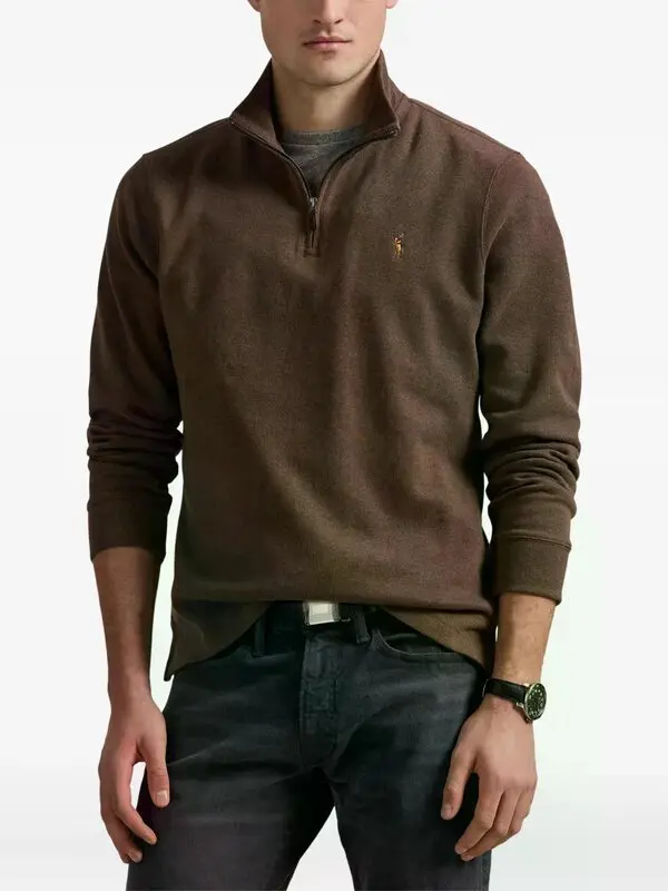 Polo Ralph Lauren Embroidered-logo Polo Shirt - Brown