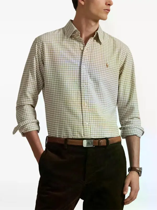 Polo Ralph Lauren Check-patterned Button-down Shirt - Neutrals