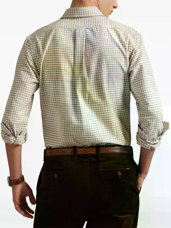 Polo Ralph Lauren Check-patterned Button-down Shirt - Neutrals