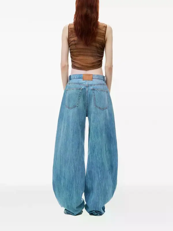 Alexander Wang Low-rise Wide-leg Jeans