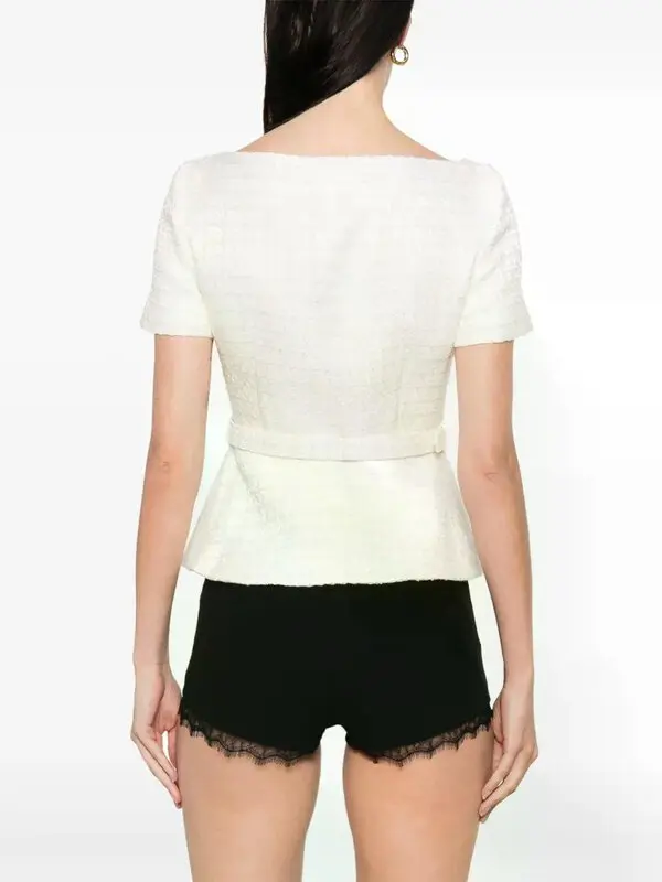 SELF-PORTRAIT Bouclé Top