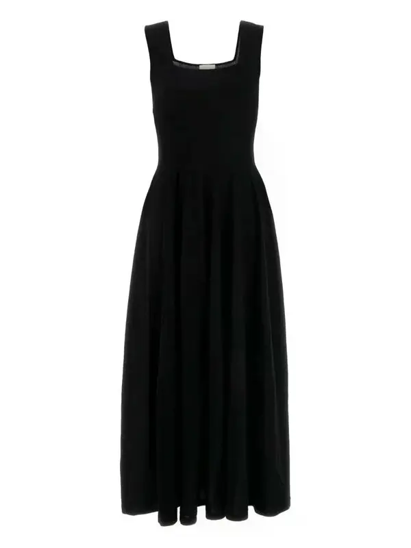 Khaite Jodie Sleeveless Square-neck Dress
